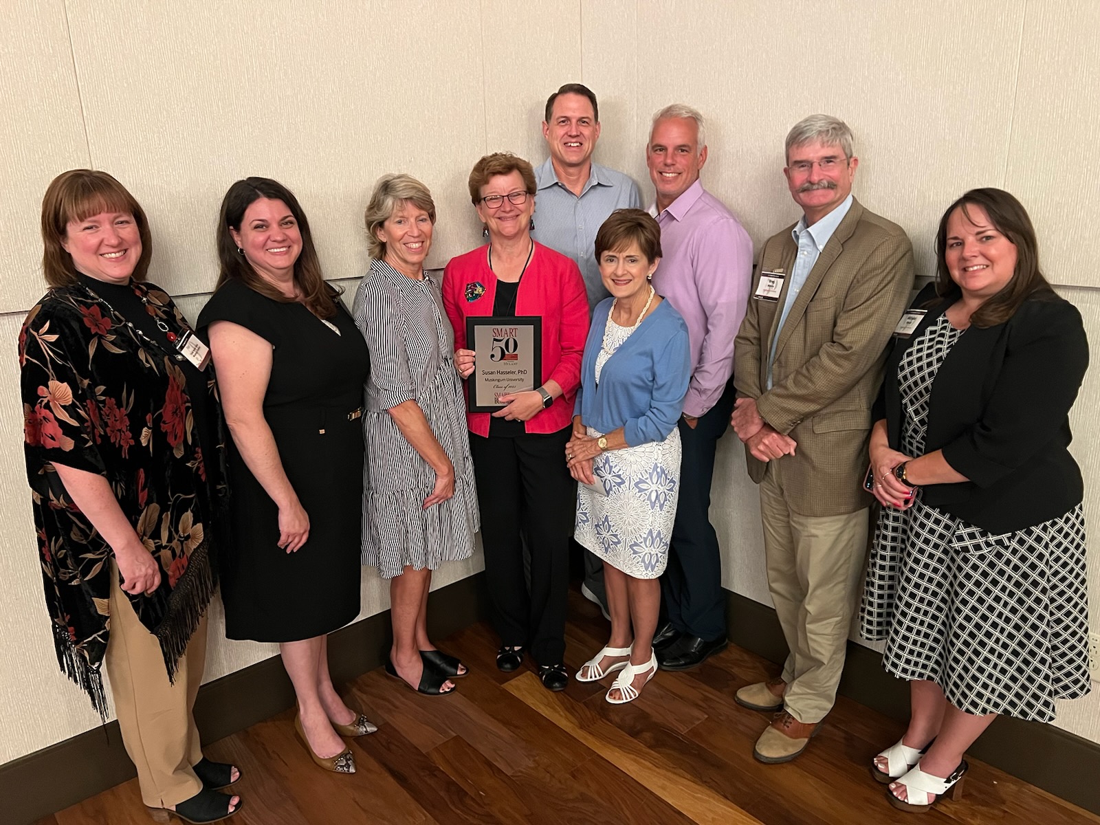 President Hasseler Honored with Smart 50 Award | Muskingum University